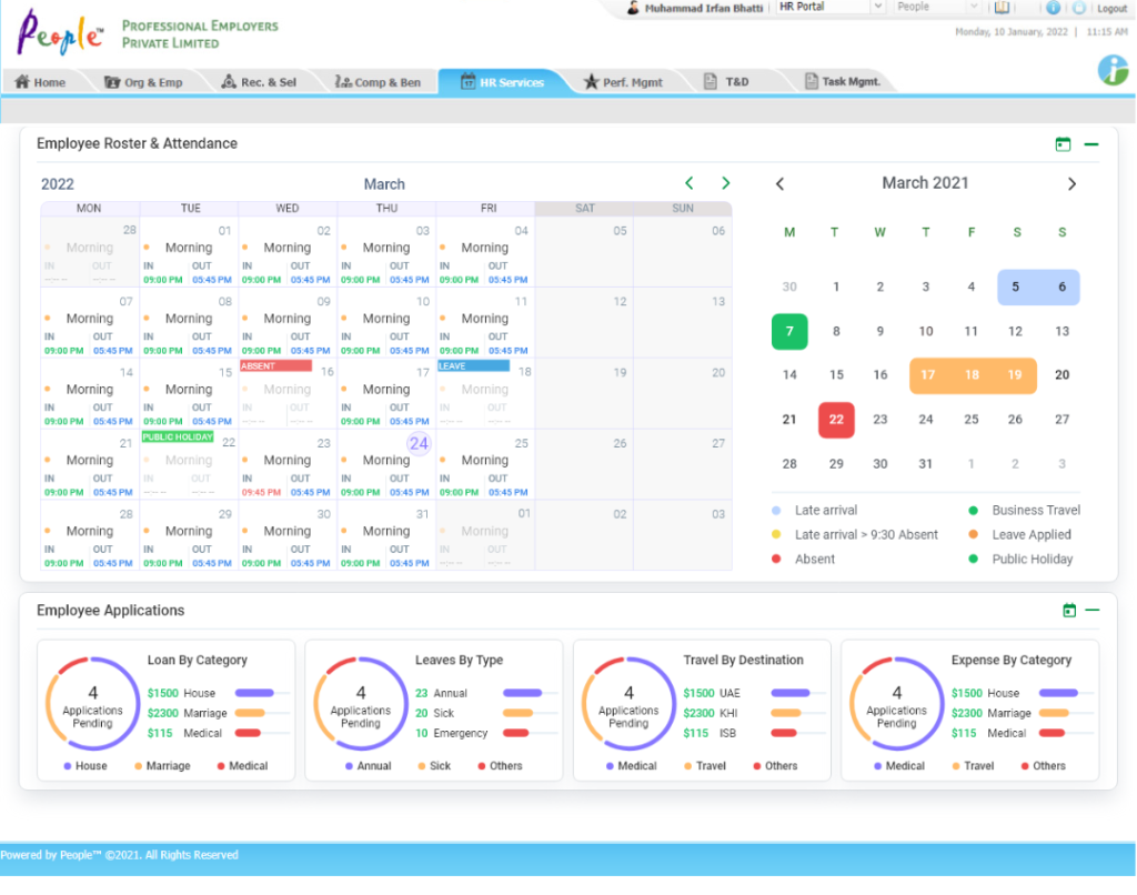 Attendance - Peoplei